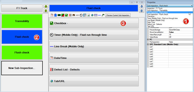 Changing property settings