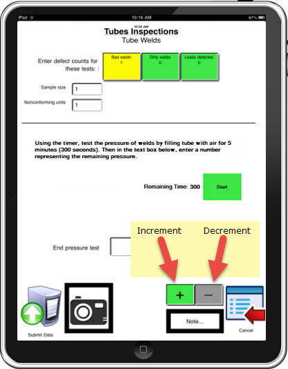 Performing Defect List tests